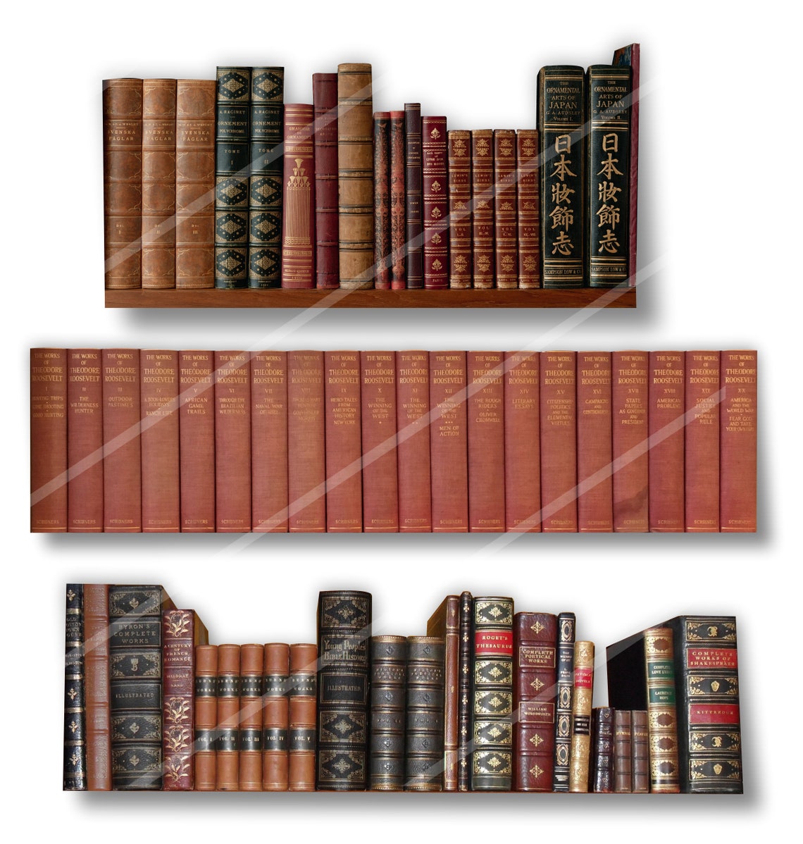 Antique Book Spines.ornate Book Cover.old Bookbook - Etsy