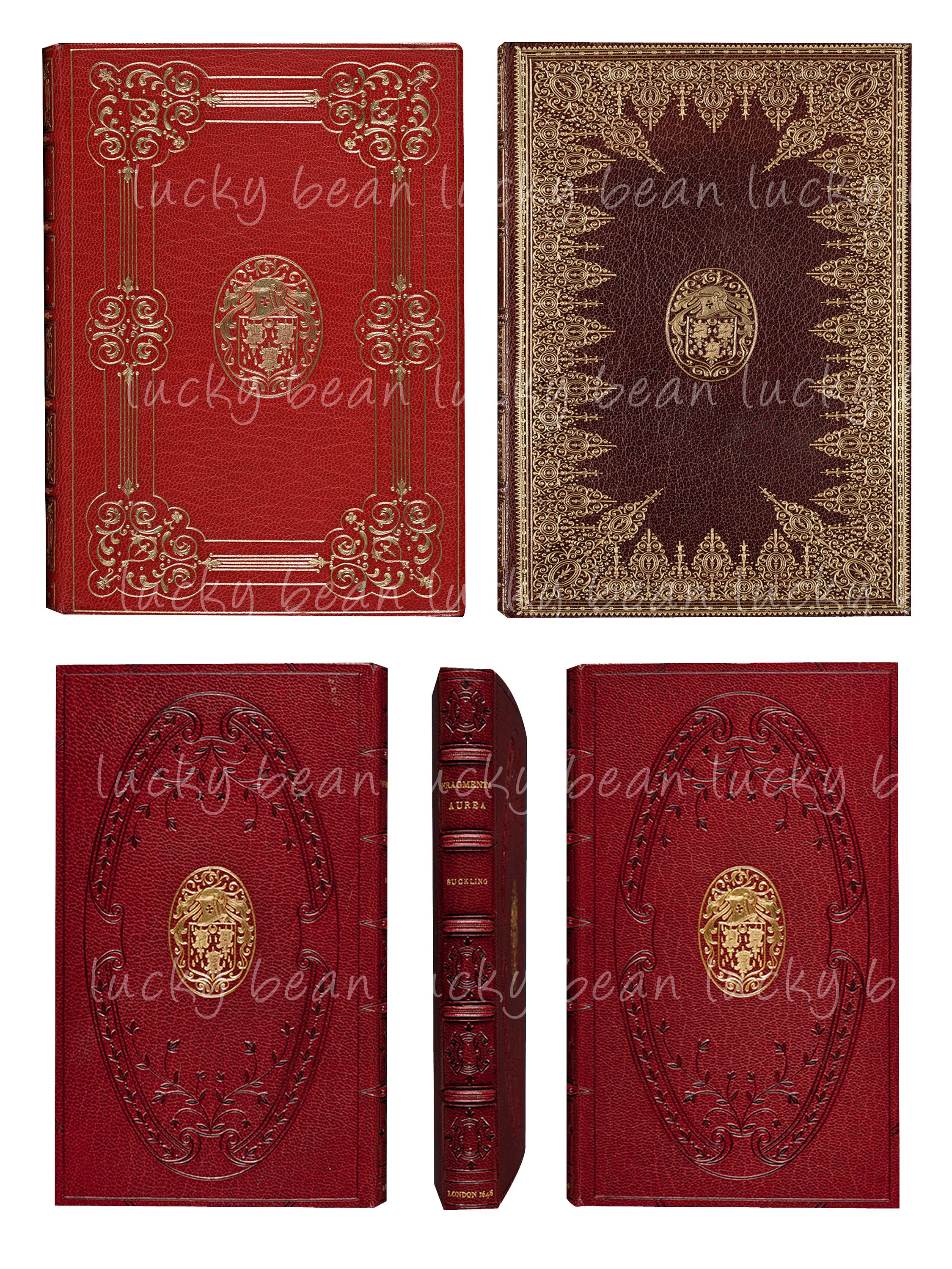 Antique Book Cover.book Spine.transparent Png Jpg.victorian Book Cover ...