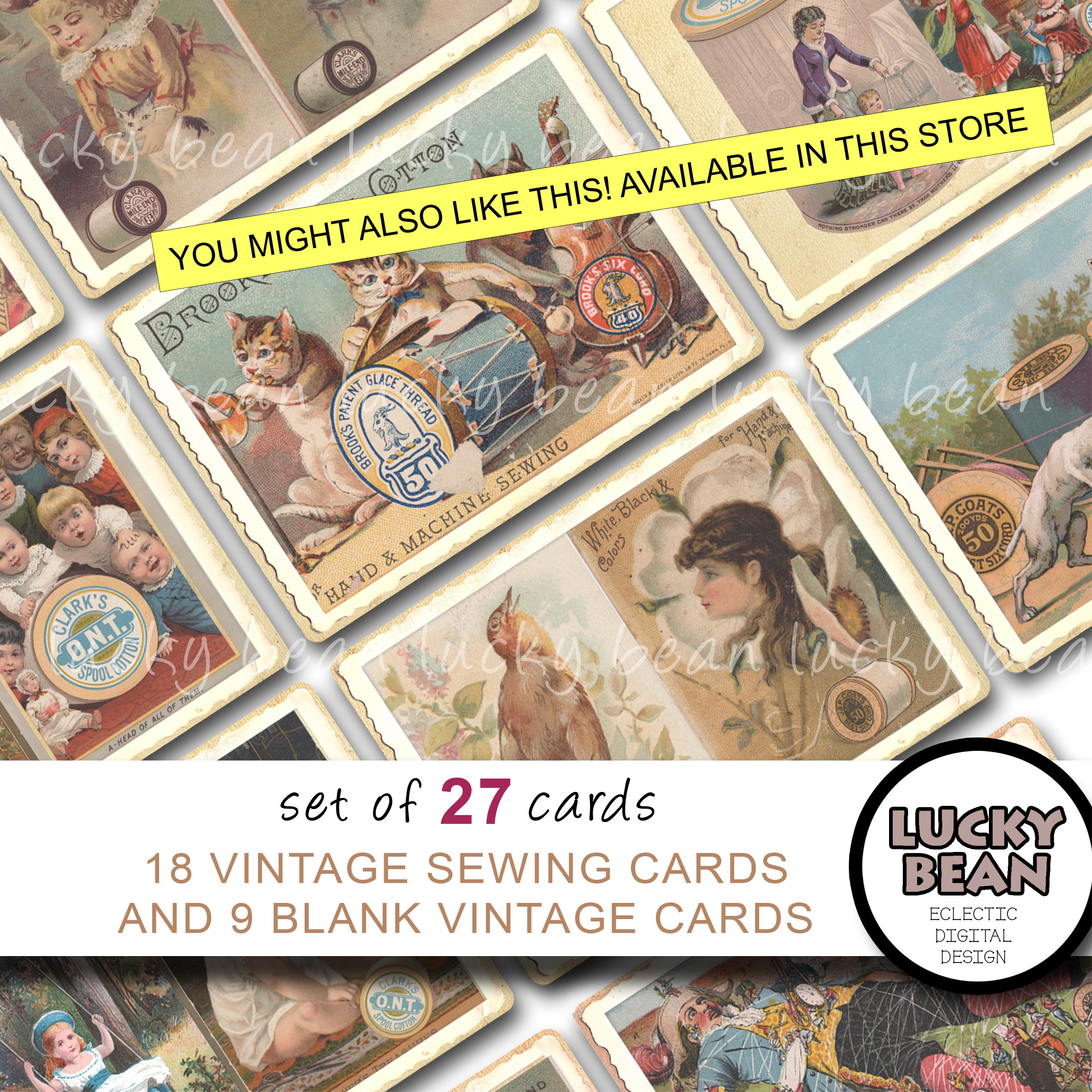 Antique Thread Spool Labels.vintage Cotton Reel.antique Spool Labels ...