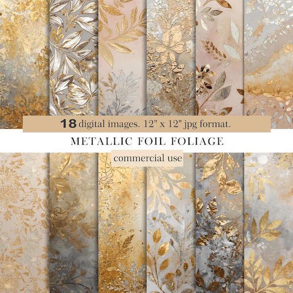 Floral Foil - Etsy