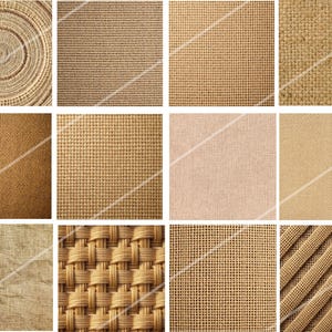Burlap Textures Digital Paper,vintage Scrapbook Paper Pack.jute Canvas ...