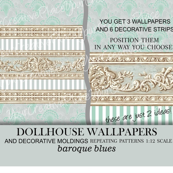 Dollhouse Wallpaper - Etsy