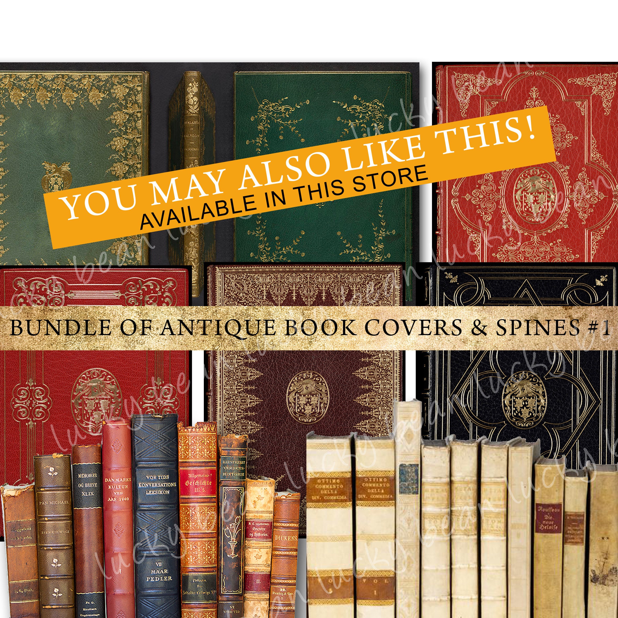Pile di libri. Scaffale di libri. Libri antichi. Pila di - Etsy Italia