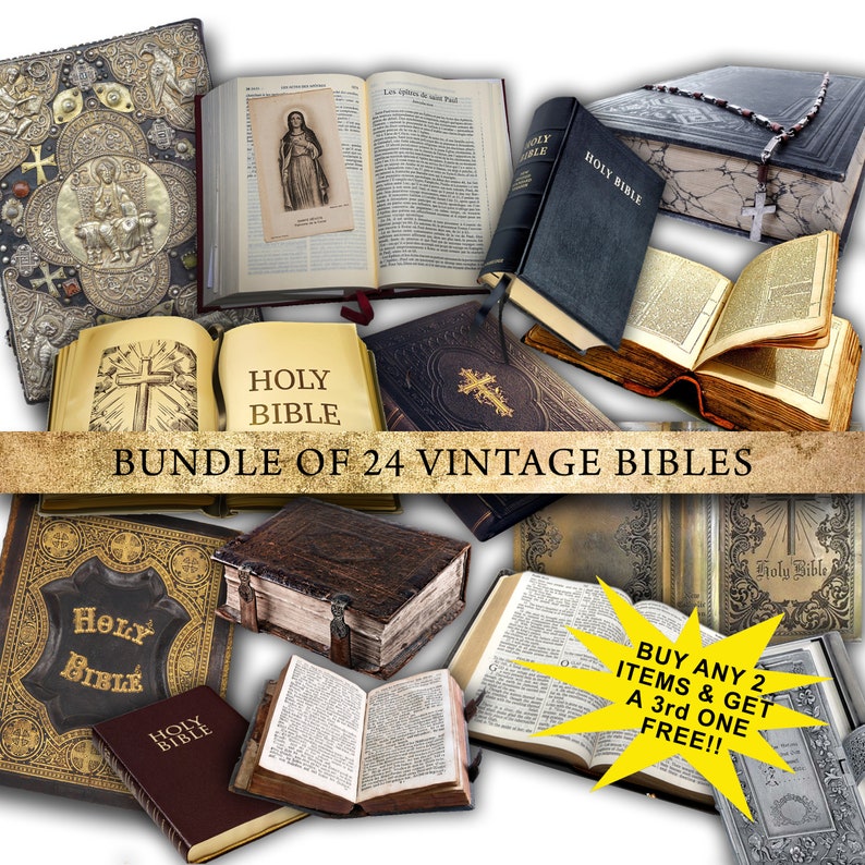 Imágenes prediseñadas de la Biblia. Biblias antiguas y modernas ...