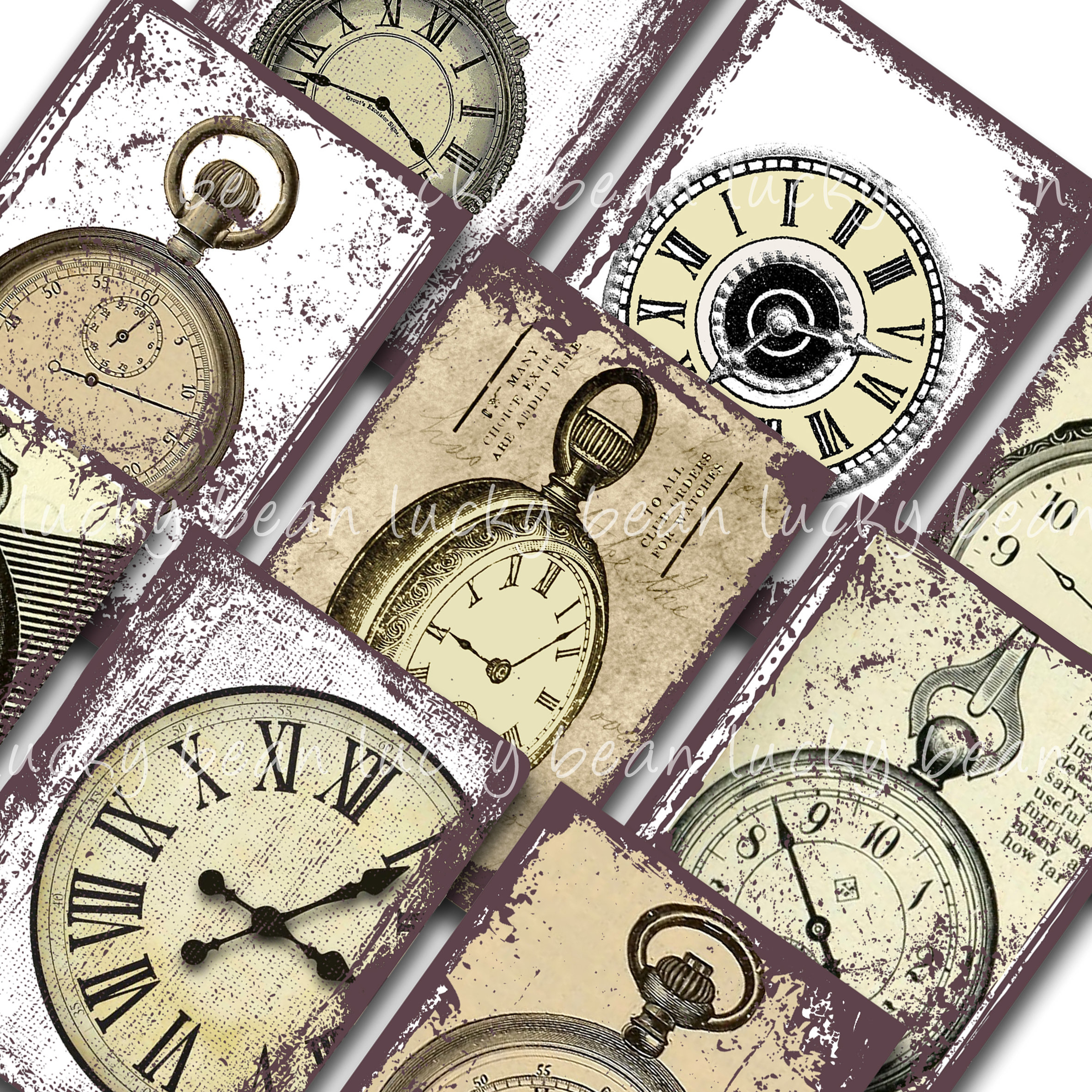 Vintage Clock Faces.antique Clockvintage Watchold Watch - Etsy