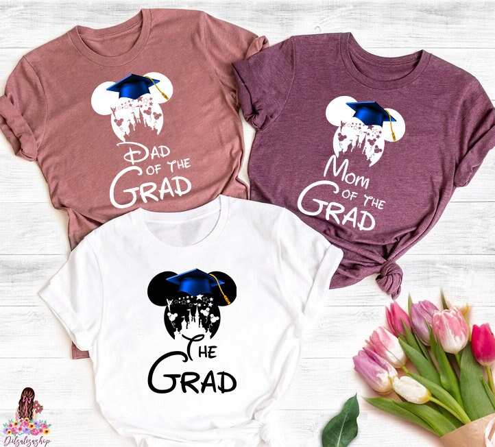 Disney Grad Shirts, Disney Family Graduation Shirts, Mickey Ears Shirt ...