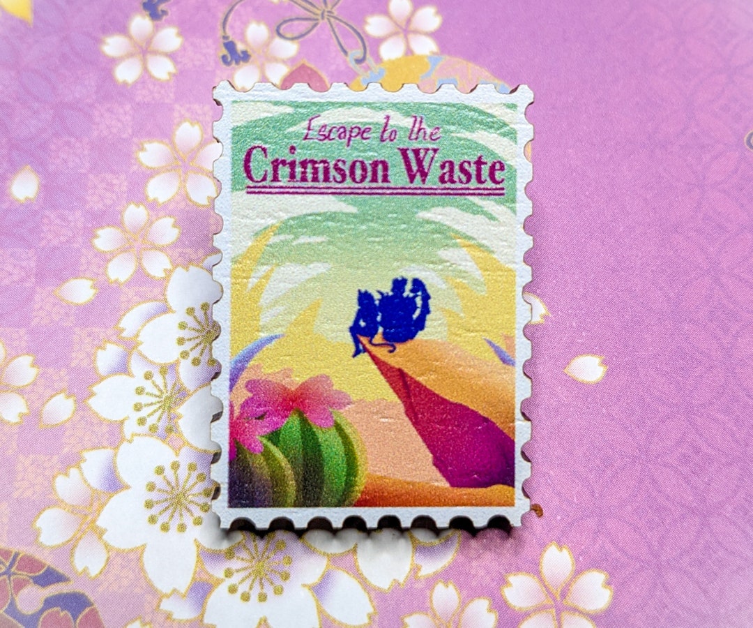 Crimson Waste Wooden Pin | Travel Stamp | Catra Scorpia SPOP Pin | Eco ...