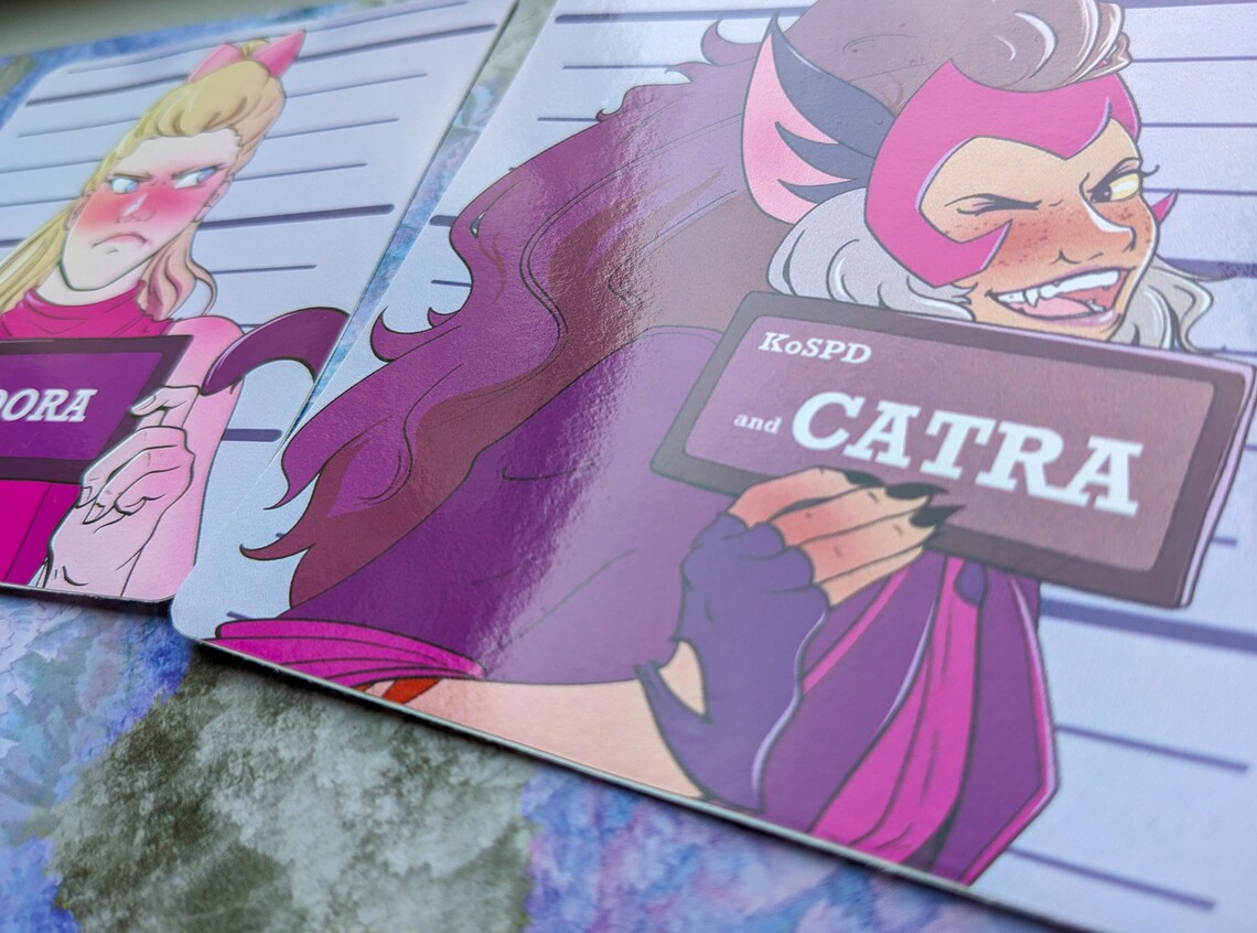 Catradora Meme Sticker and Pin Badge | Princess Prom | She Ra - Etsy