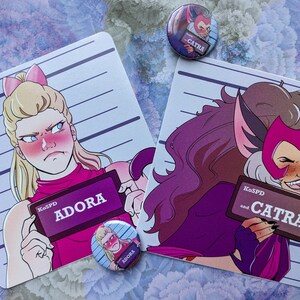 Catradora Meme Sticker and Pin Badge | Princess Prom | She Ra - Etsy