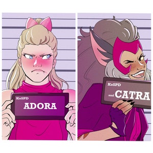 Catradora Meme Sticker and Pin Badge | Princess Prom | She Ra - Etsy