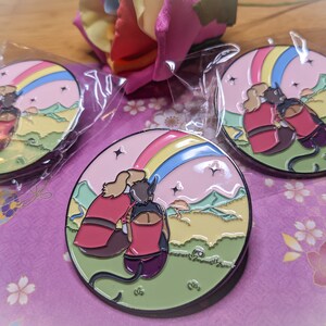 Catradora Soft Enamel Pin | Shera Pin | Catra Adora | Raised Layer - Etsy