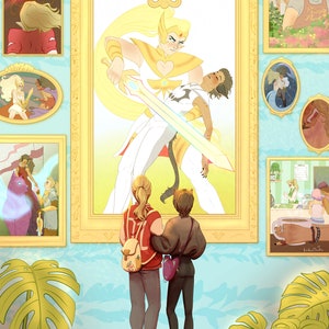 Catradora Alternate Universes Print | Shera Fanart | Spop Art Print ...