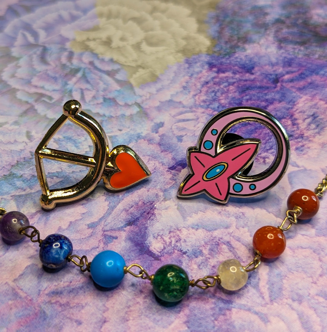 Glimbow Mini Enamel Pins | Shera Pin | Glimmer Bow | Wand | Bow - Etsy