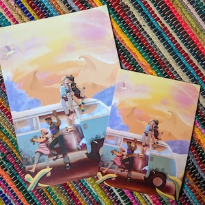 Catradora and Glimbow Camper Van Print | Shera Fanart | Spop Card Print ...