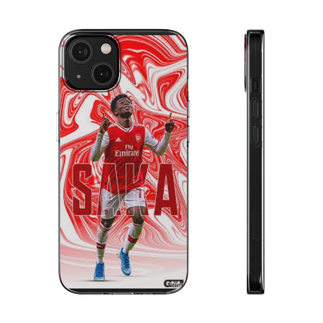 Arsenal Football Club Star Boy Saka Clear Silicone Phone Cases - Etsy