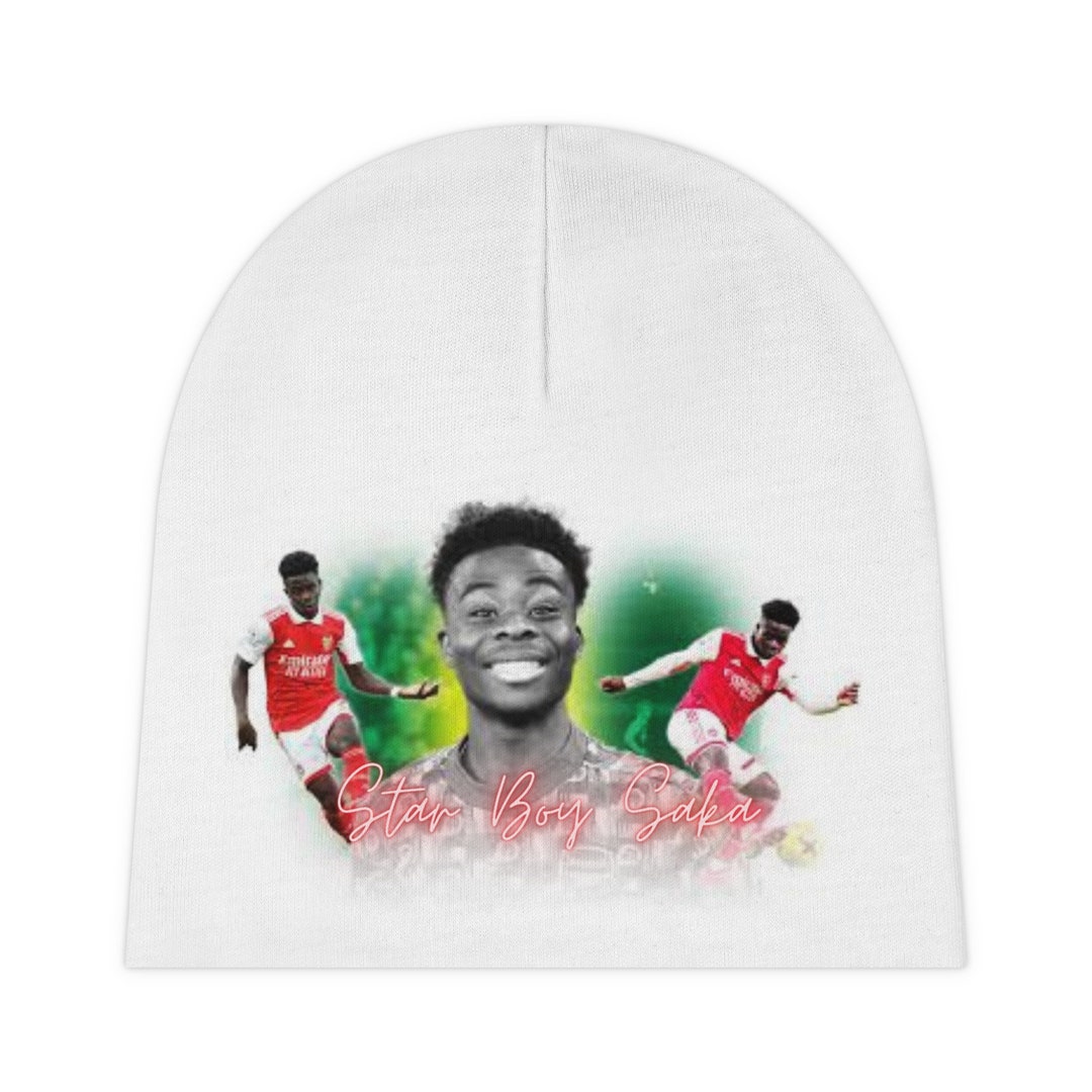 Arsenal Football Club Star Boy Saka Baby Beanie (AOP) - Etsy