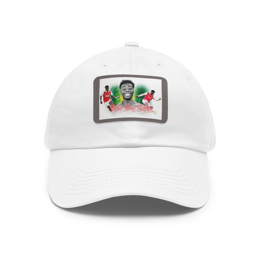 Arsenal Football Club Star Boy Saka Dad Hat With Leather Patch ...