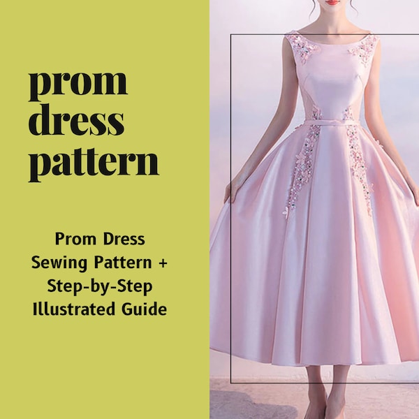 Prom Dress Pattern - Etsy