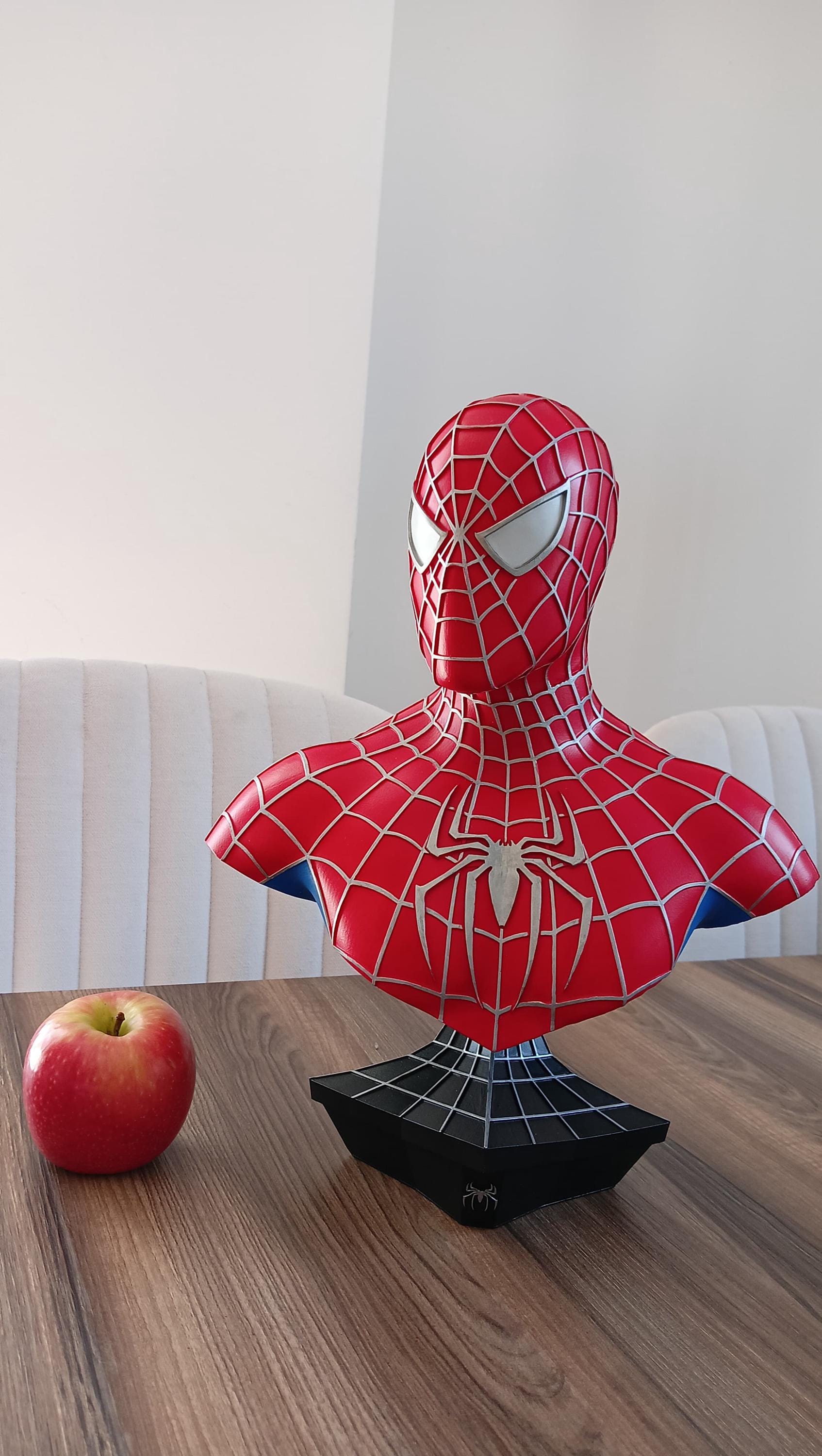 Tobey Maguire Spiderman Bust Figure 3D Resin Print 4K - Etsy