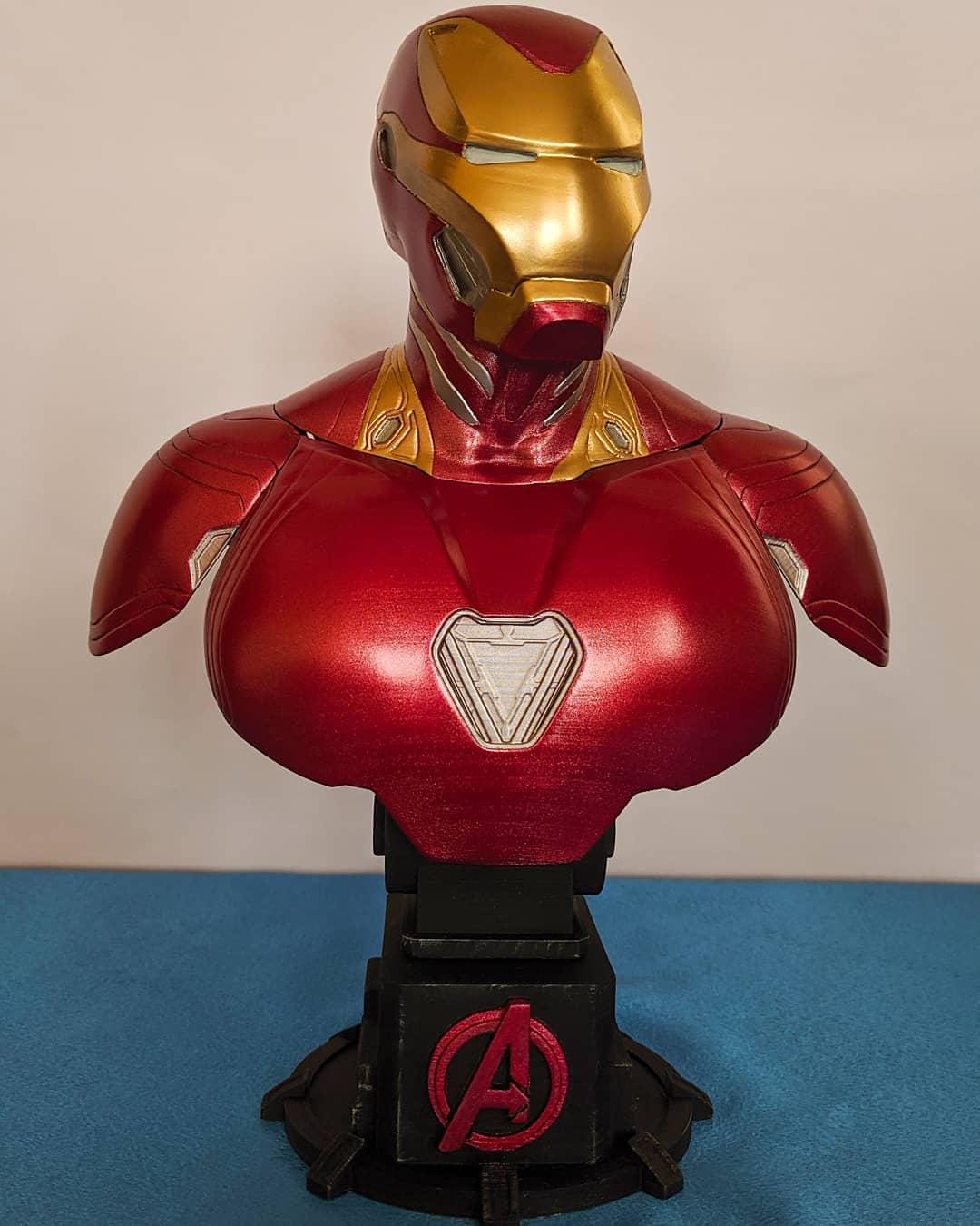 Iron Man Mark 50 Bust Figure 3D Resin Print 4K - Etsy