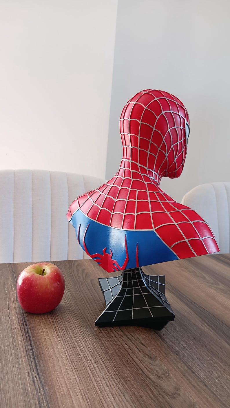 Busto de Spiderman de Tobey Maguire, modelo 3D STL - Etsy México