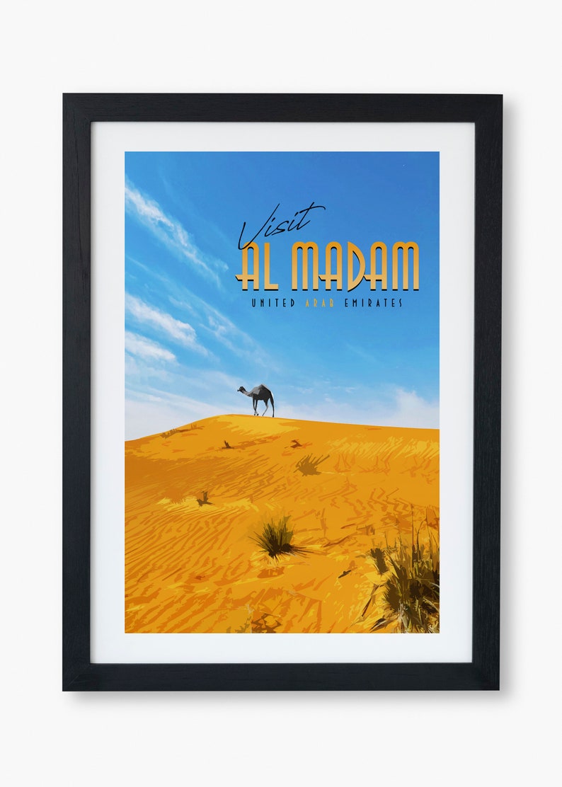 Al Madam, UAE | Retro - Art Deco - Digital Prints - Travel Photography ...