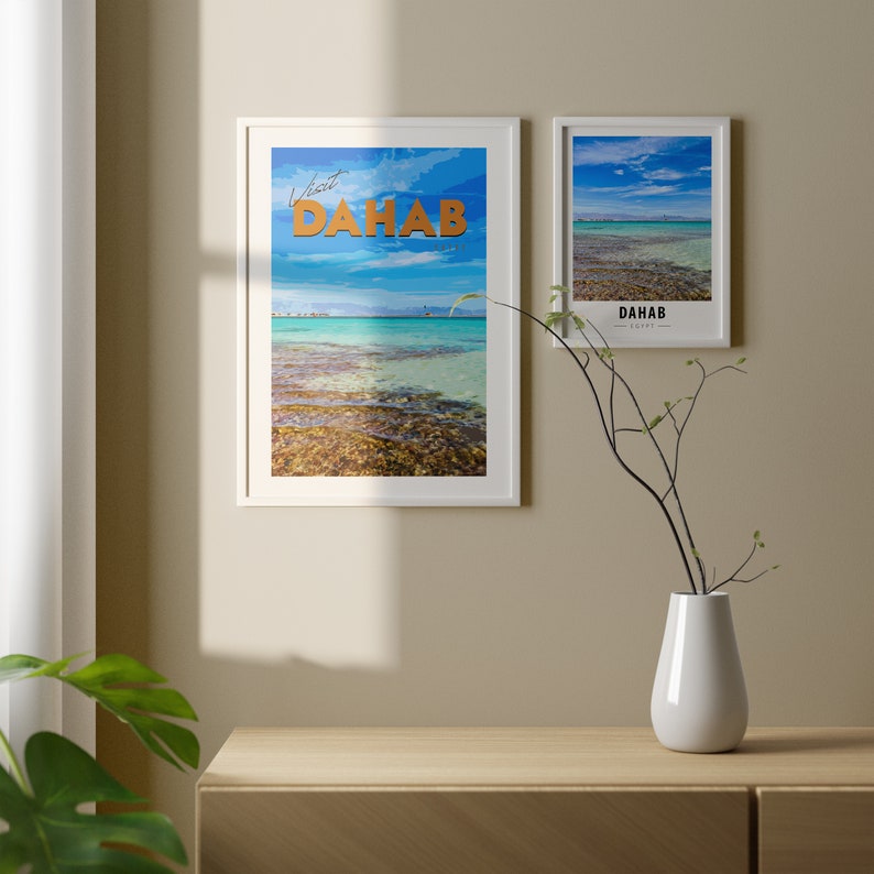 Dahab, Egypt | Retro - Art Deco - Digital Prints - Travel Photography - Travel Poster - Home ...