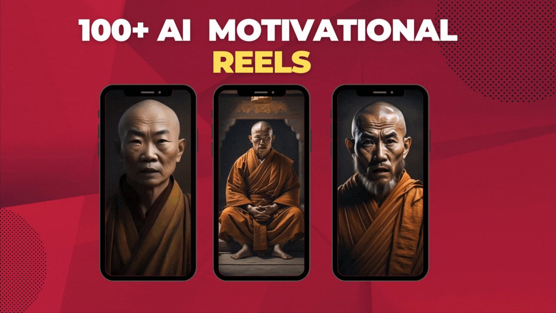 100 AI Ready to Use Motivational Reel Video Bundle for Your Instagram Reels, Youtube Shorts, Tik ...