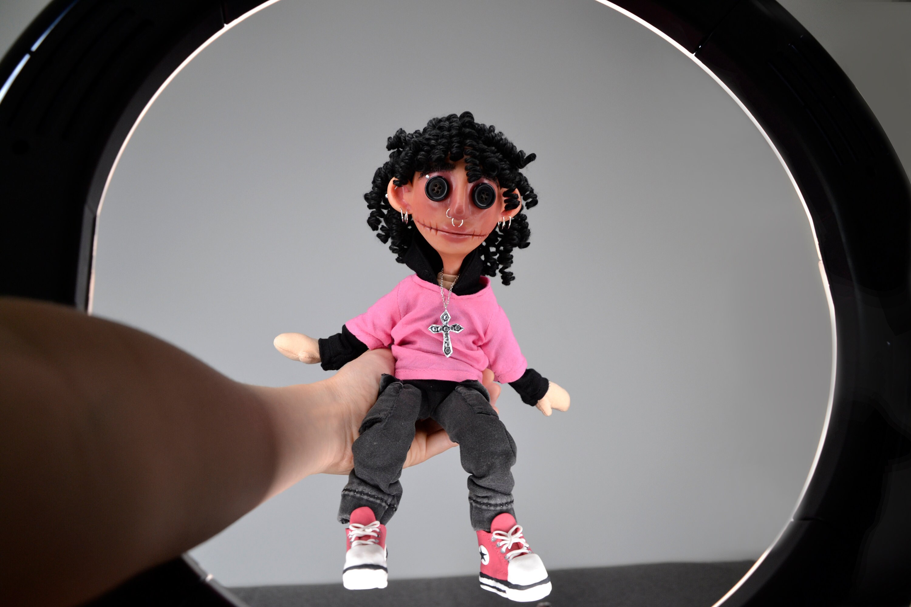 Personalized Doll Coraline Inspired Doll Mini Me - Etsy