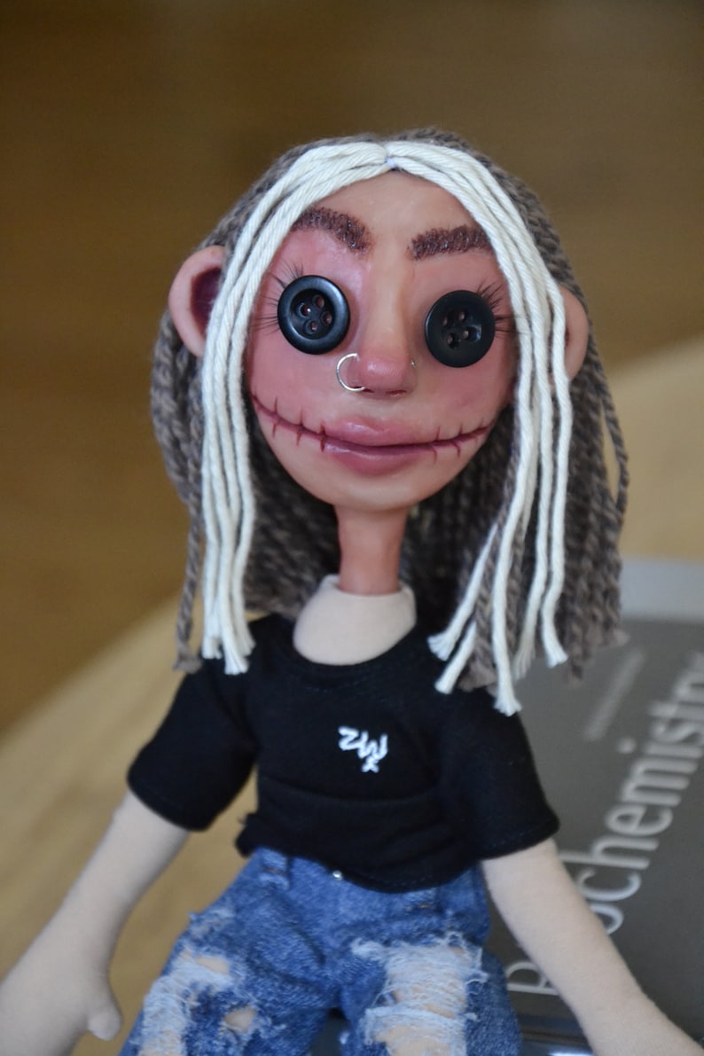 Personalized Doll Coraline Inspired Doll Mini Me - Etsy