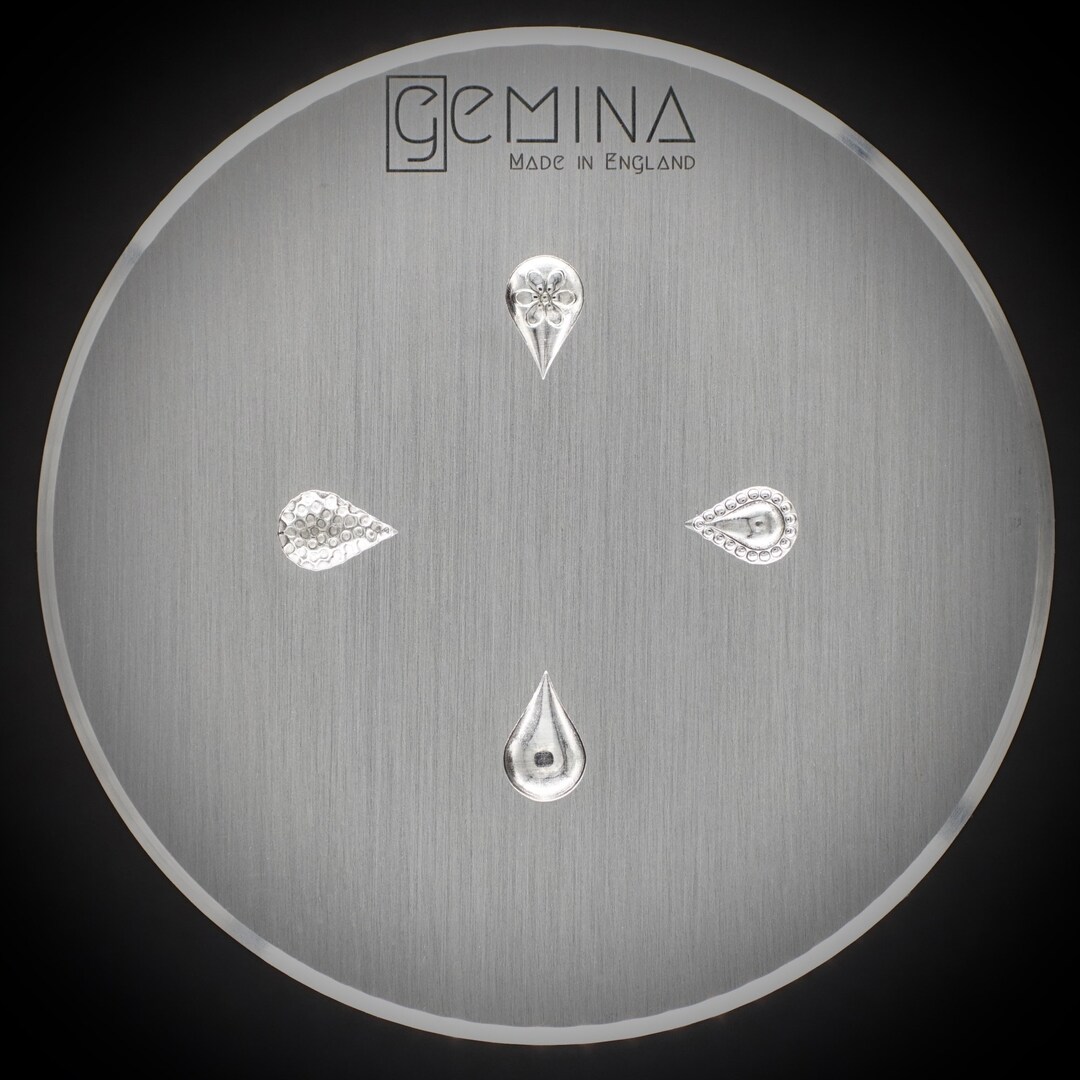 Gemina Mini Teardrop Shot Plate | Steel Shot Plate | Jewellery Making ...
