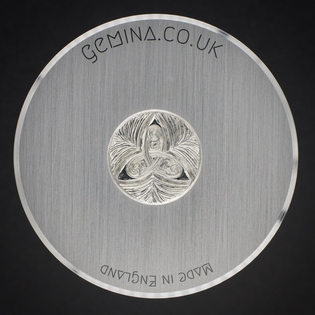 Gemina Scroll Triquetra Shot Plate | Steel Shot Plate Jewellery Making ...