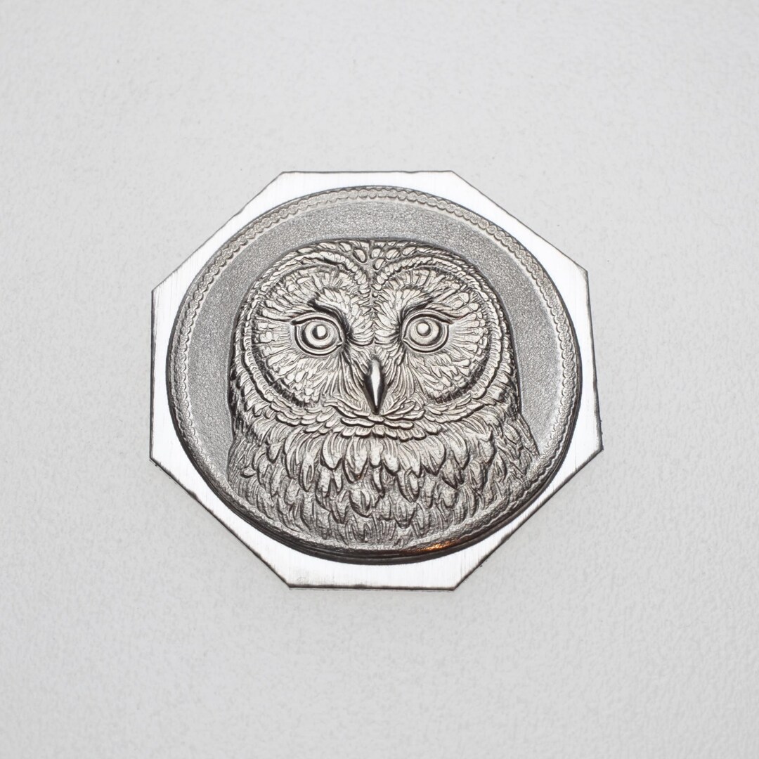 Gemina Tawny Owl Coin Impression Die | Steel Shot Plate Jewelry Making ...