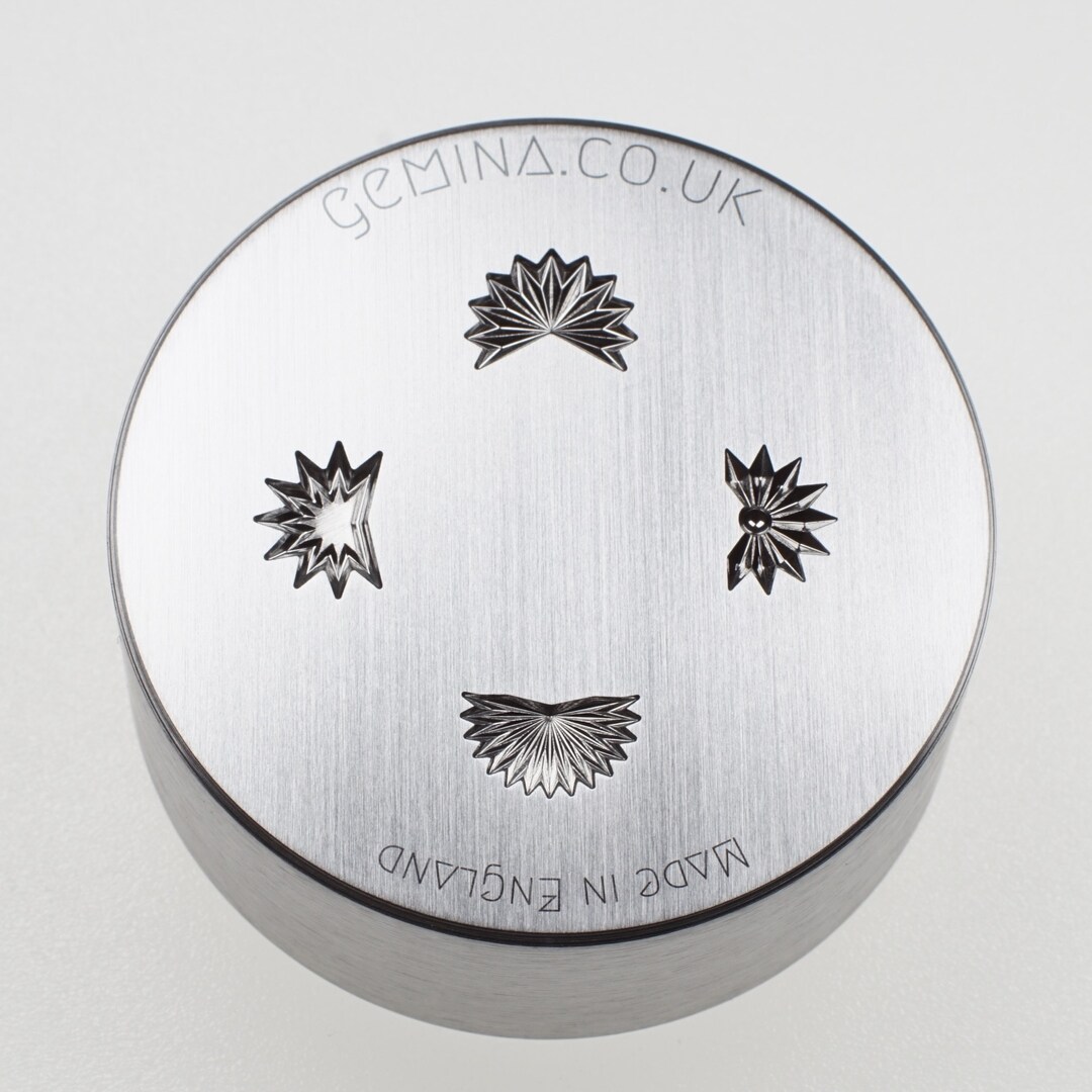 Gemina Mini Spiky Fans Shot Plate | Steel Shot Plate | Jewellery Making ...
