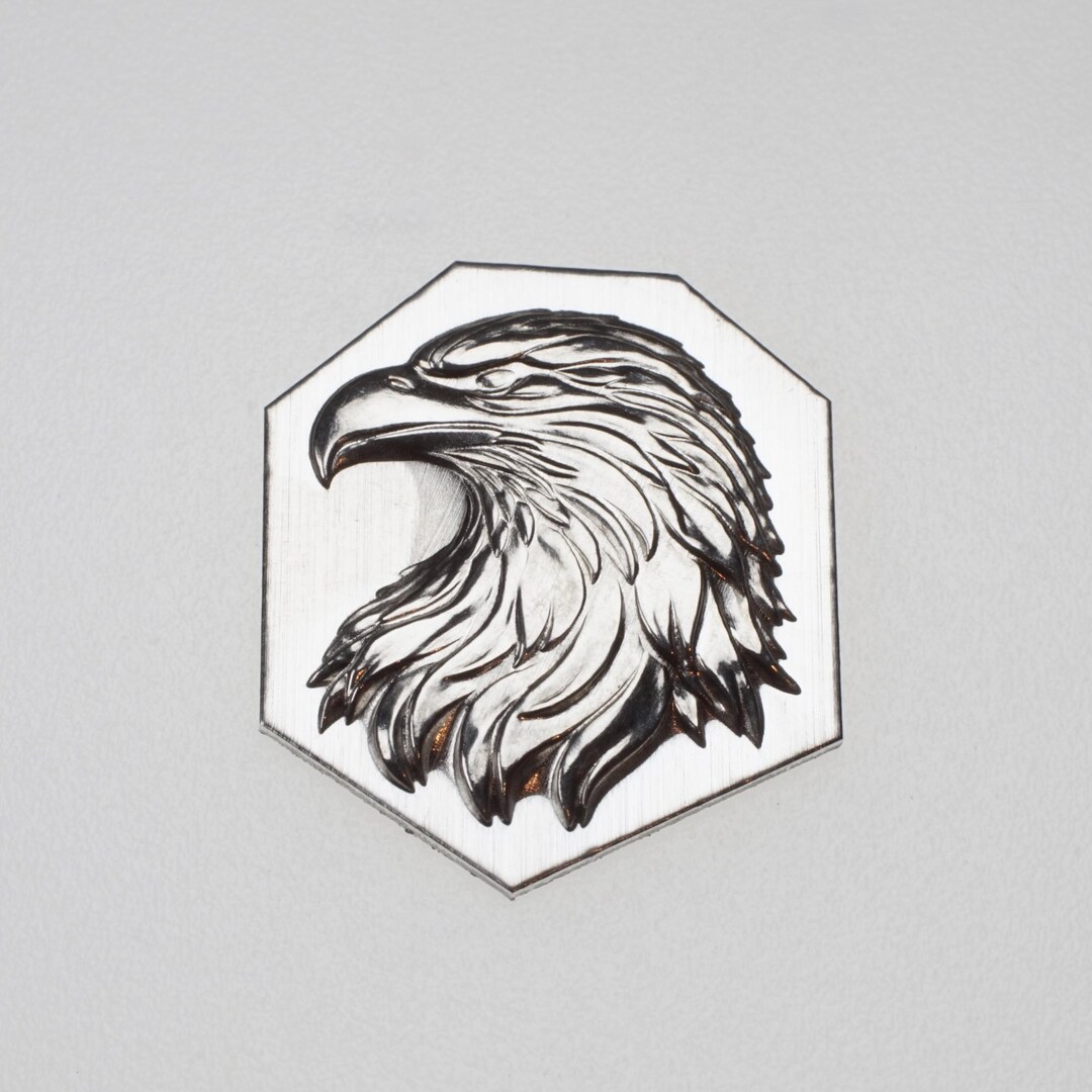 Gemina Large Eagle Head Impression Die | Steel Shot Plate Jewelry ...