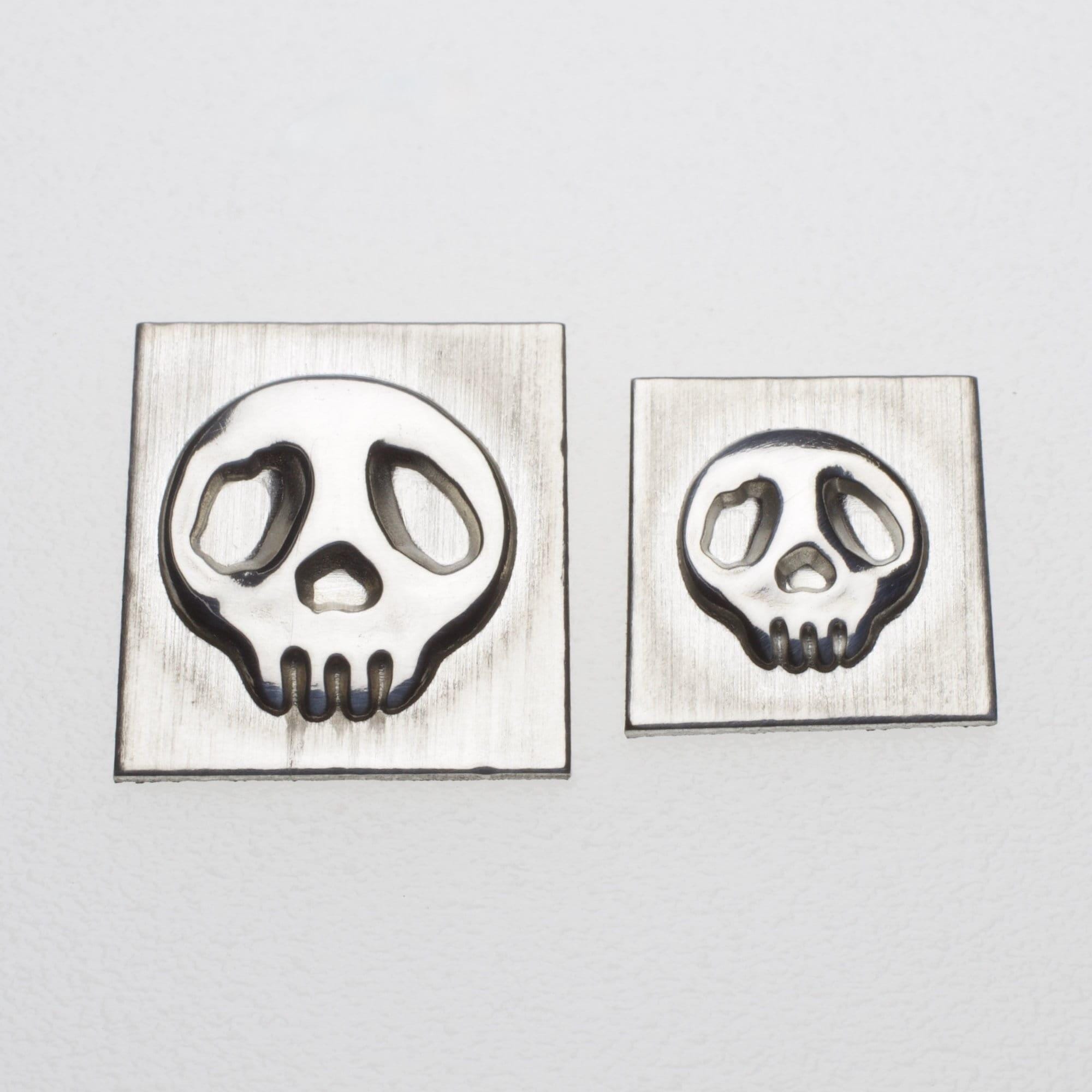 Gemina Comic Skull Duo Shot Plate | Steel Shot Plate | Jewellery Making ...