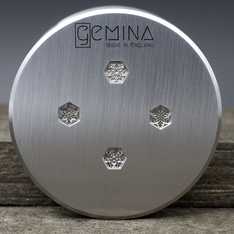 Gemina Mini Snowflakes Shot Plate Steel Shot Plates - Etsy