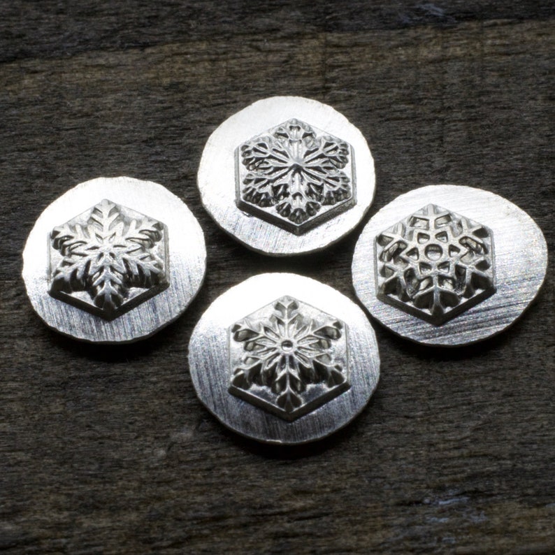 Gemina Mini Snowflakes Shot Plate Steel Shot Plates - Etsy
