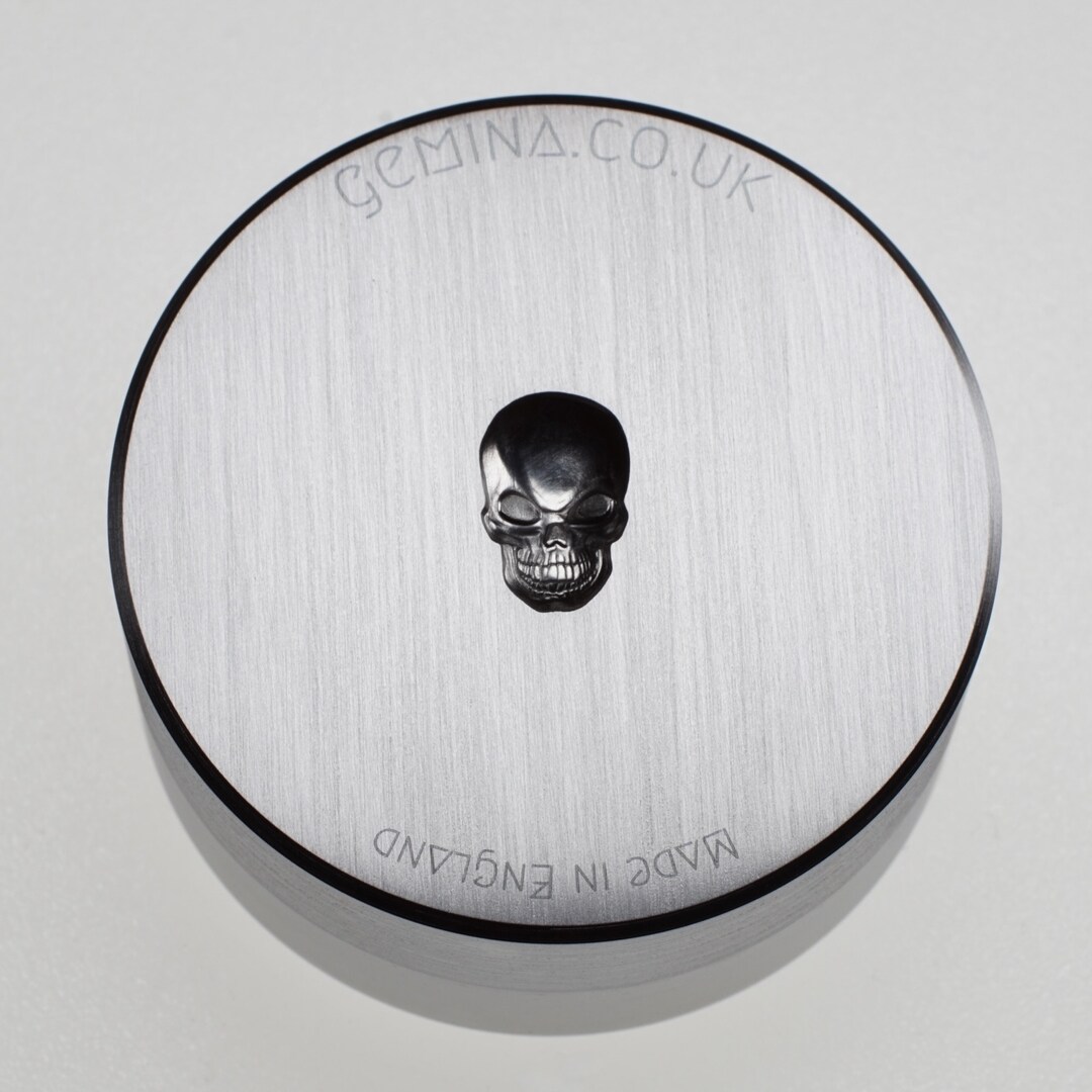 Gemina Plain Facing Skull Shot Plate | Steel Shot Plate Jewelry Making ...