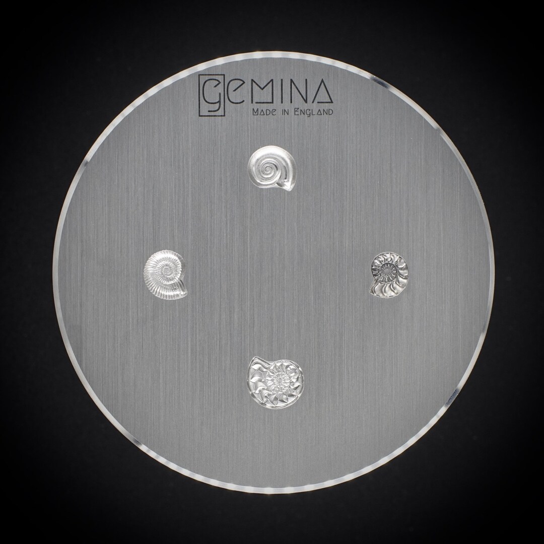 Gemina Mini Ammonites Shot Plate | Steel Shot Plate | Jewellery Making ...