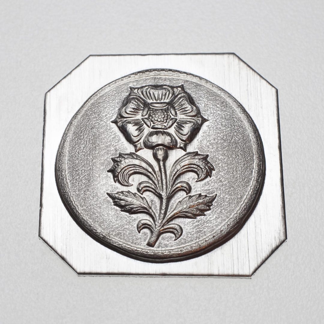Gemina Medieval Rose Coin Impression Die | Steel Shot Plate | Gemina ...