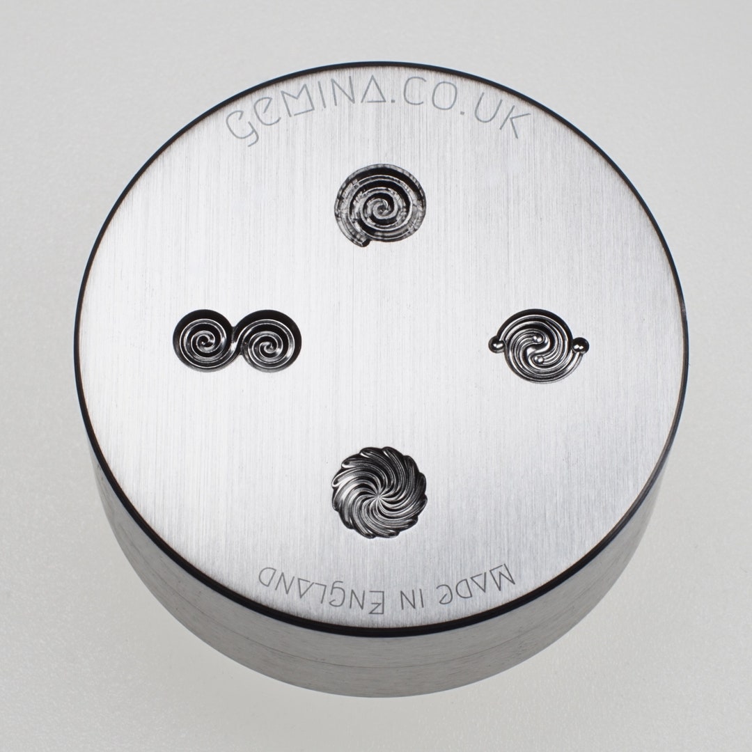 Gemina Mini Spirals Shot Plate Impression Die Gemina Jewellery Tools ...