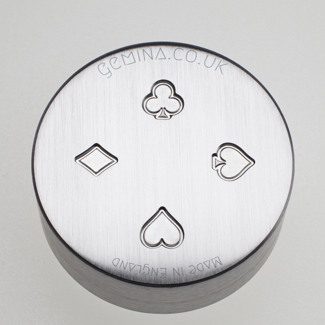 Gemina Mini Card Suits Shot Plate Gemina Impression Dies Jewellery ...