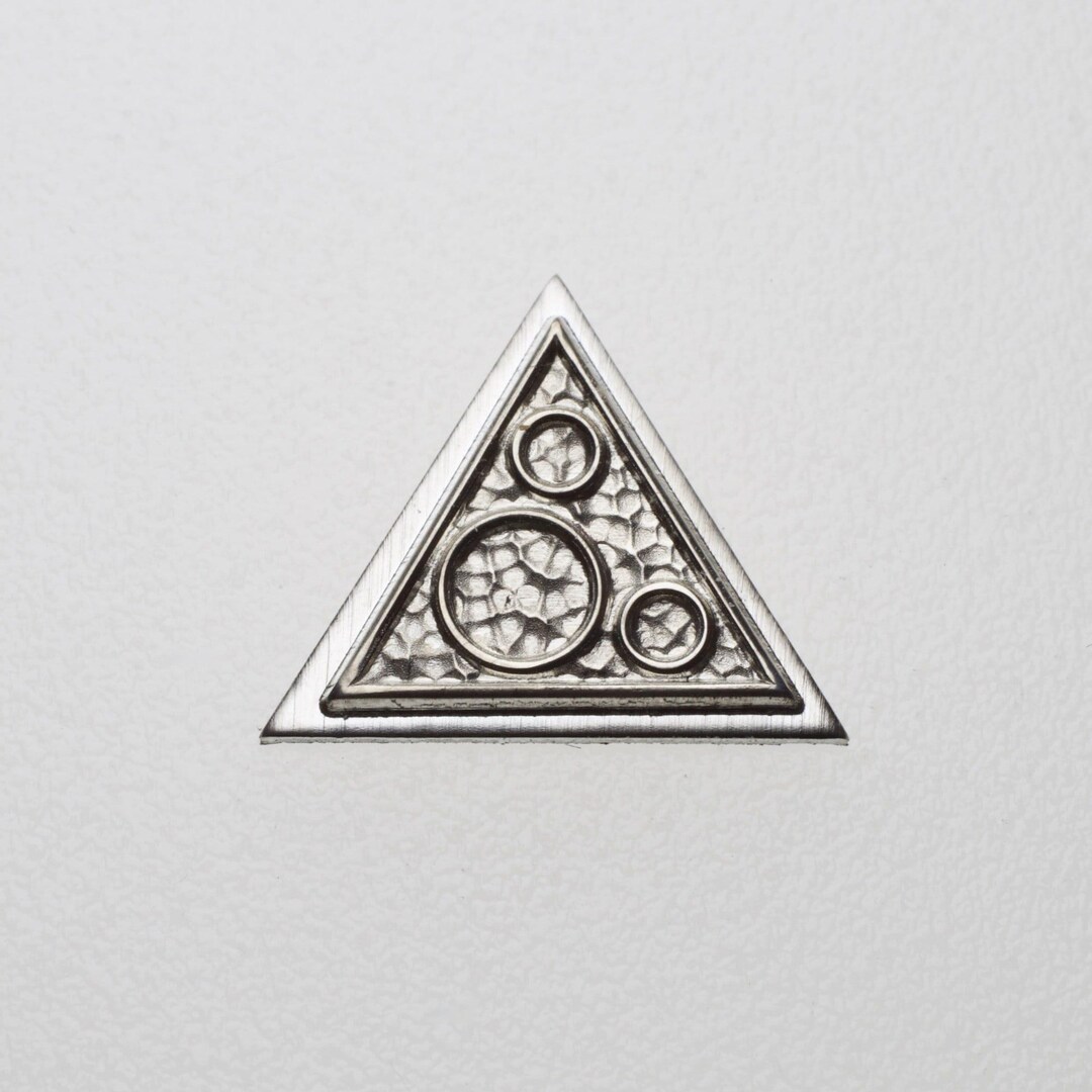 Gemina Abstract Triangle 1 Shot Plate | Steel Shot Plate Jewelry Making ...