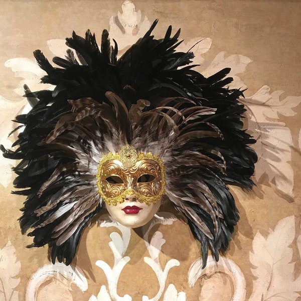 Feather Mask - Etsy