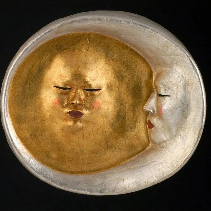 Sun and Moon Mask - Etsy