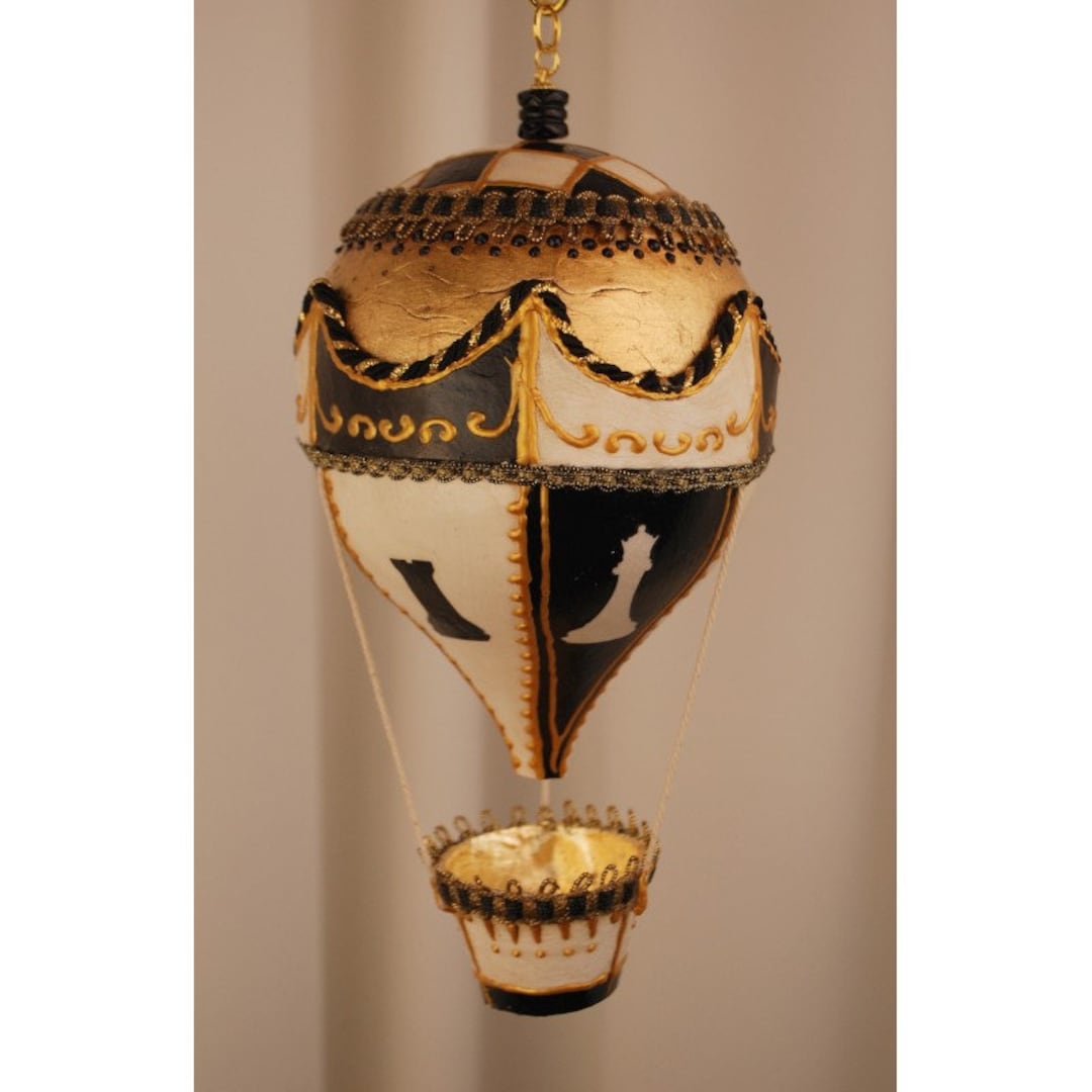 Home Decore, White Queen Hot Air Balloon, Interior Design - Etsy