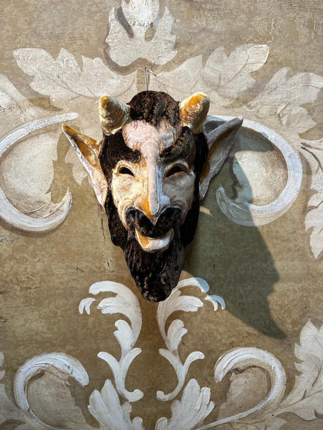 Venetian Mask, Velvet Faun, Original Mask - Etsy
