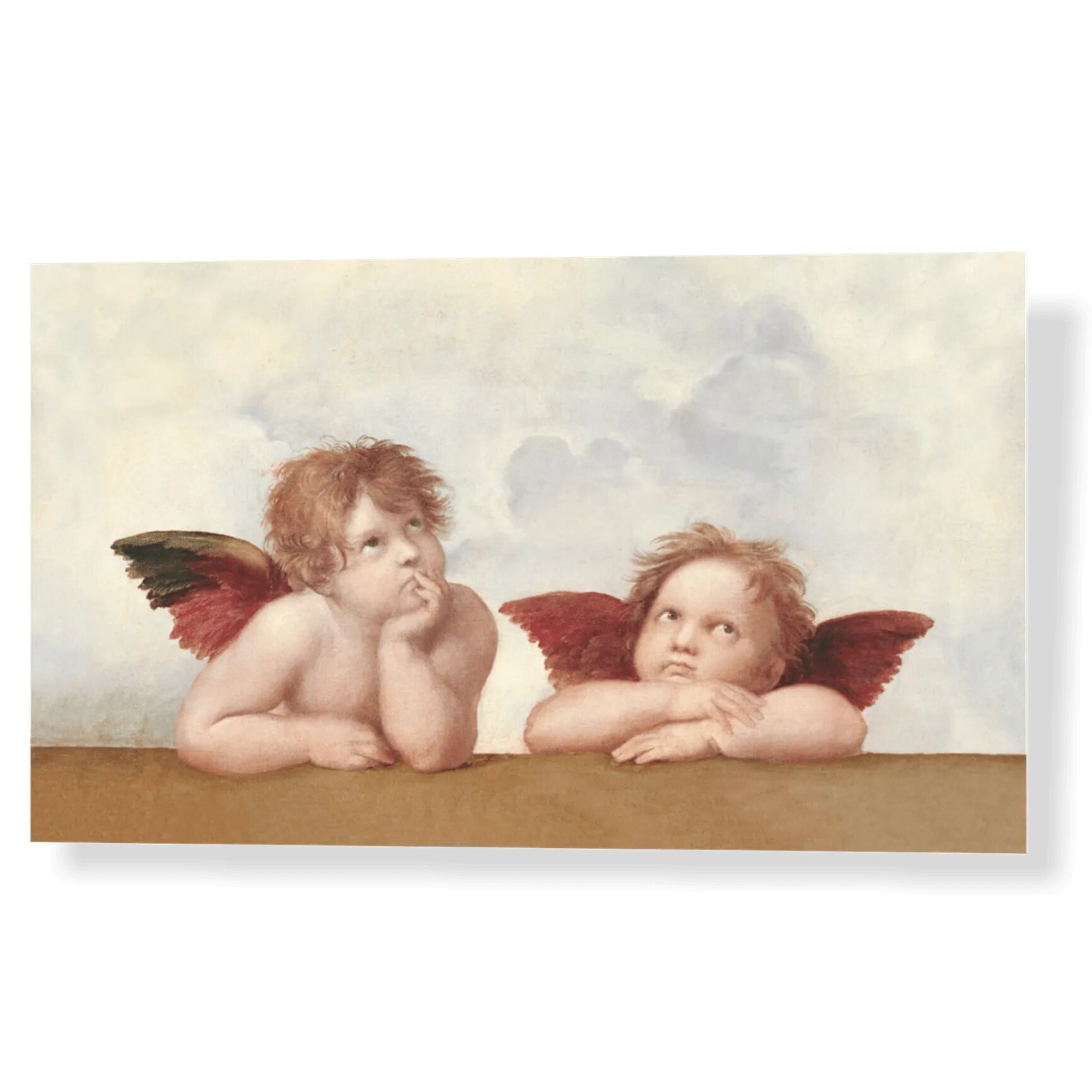 Sistine Madonna part. Putti Raphael - Etsy