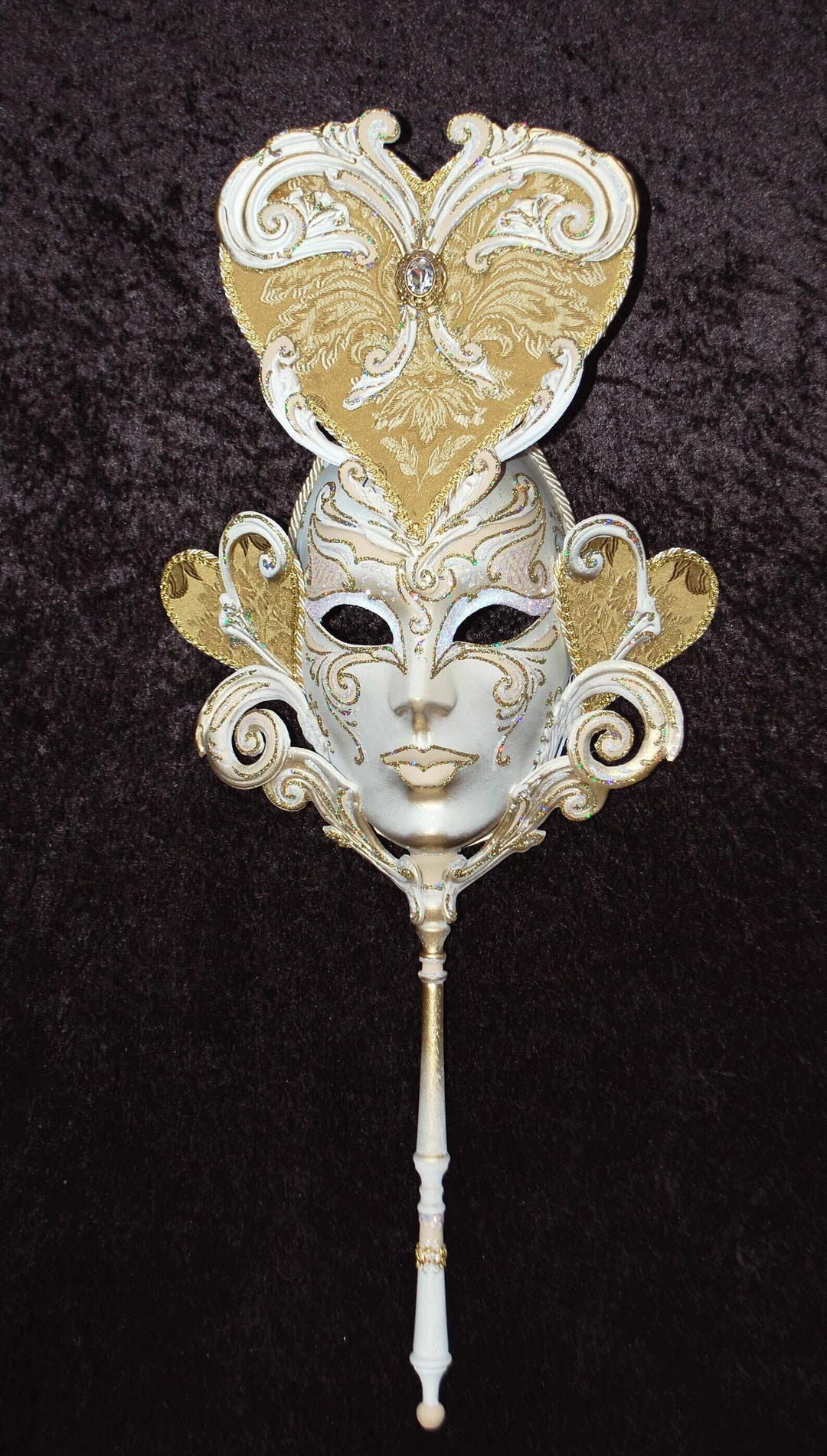 Venetian Mask, Queen of Hearts, Mask of Venice - Etsy